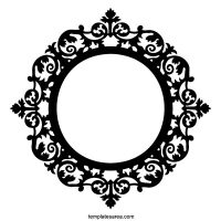 Free Laser Cut Ornamental CNC Frame DXF File Download