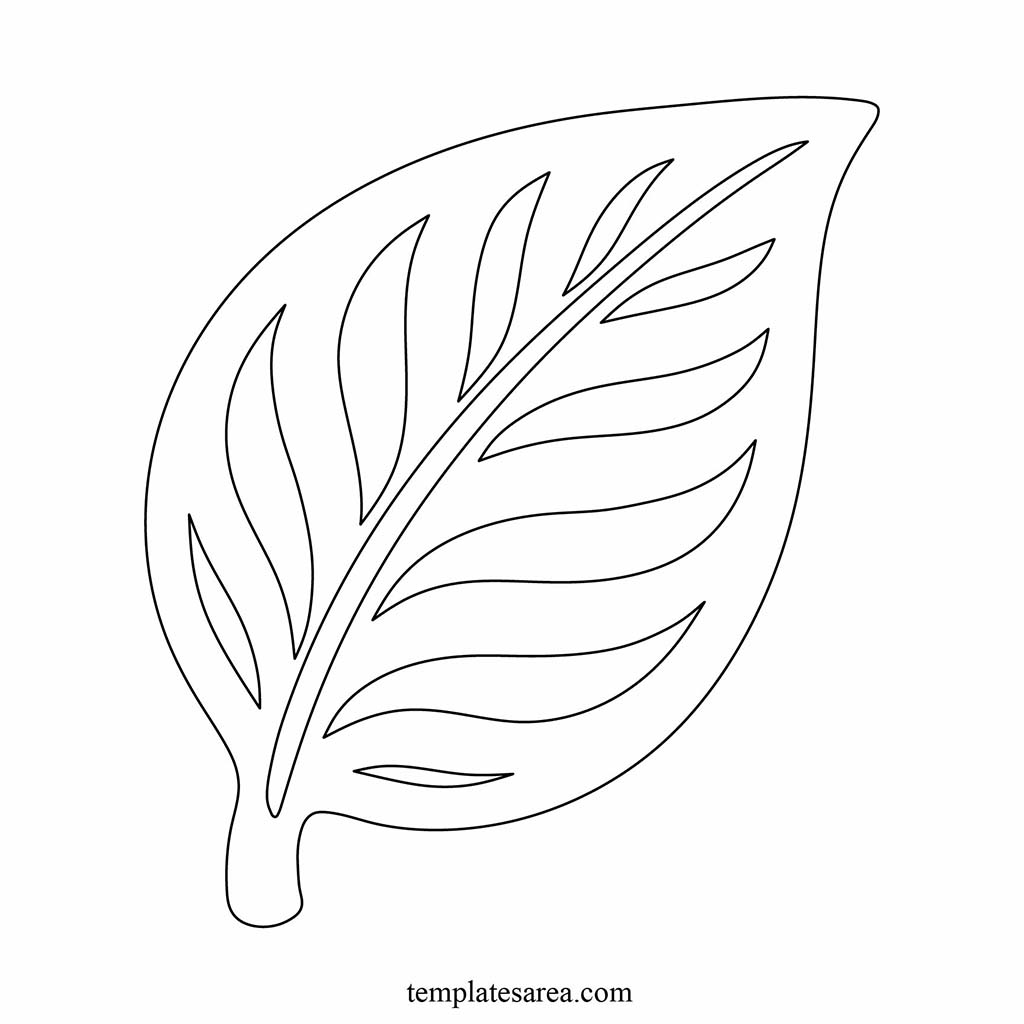 Free Printable Leaf Templates for Paper Crafts