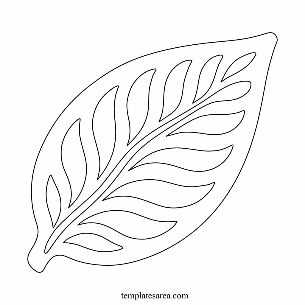 Free Printable Leaf Templates for Paper Crafts