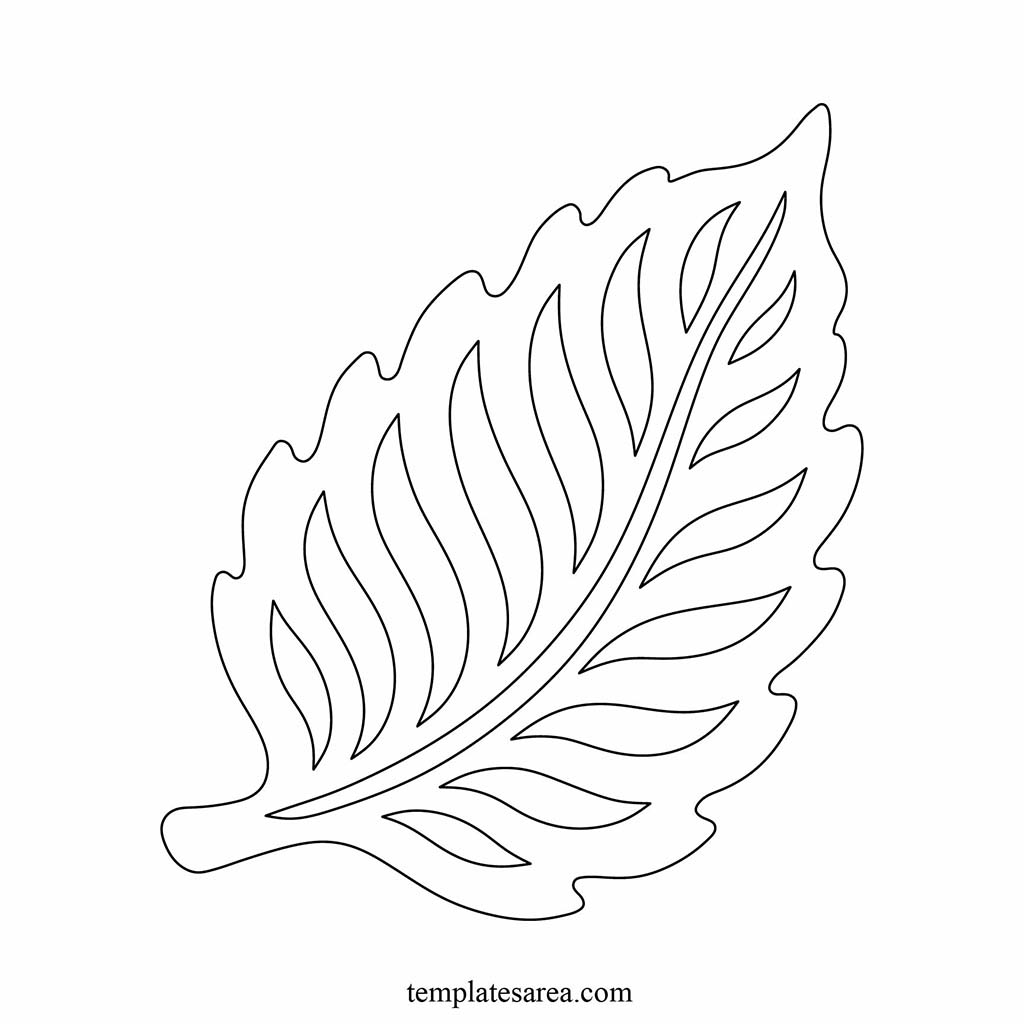 Free Printable Leaf Templates for Paper Crafts